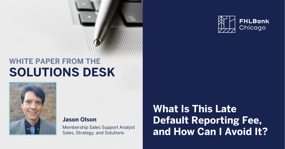 What Is This Late Default Reporting Fee, and How Can I Avoid It?