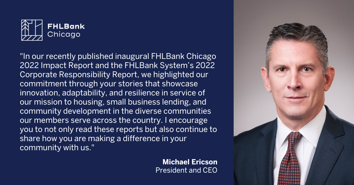 FHLBank Chicago Announces Q2 2023 Financial Highlights and Dividend