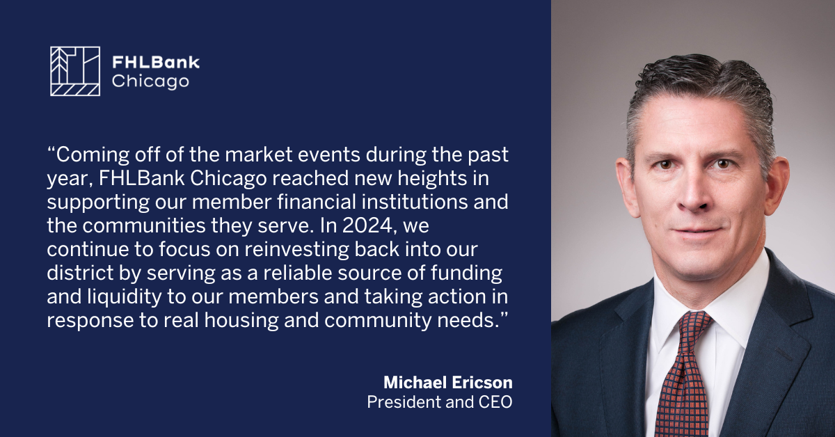 FHLBank Chicago Announces Q1 2024 Financial Highlights