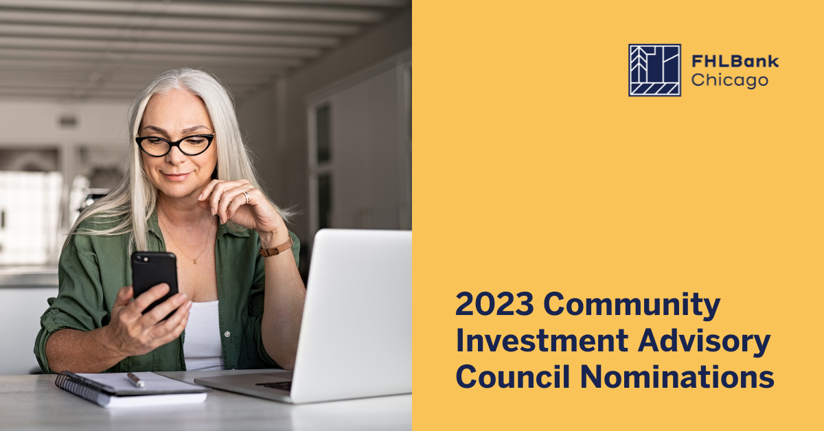 Nominations Open for the Community Investment Advisory Council